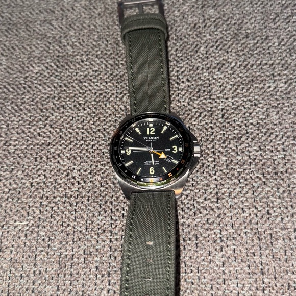 Filson | Accessories | Filson Mens Green And Black Watch | Poshmark